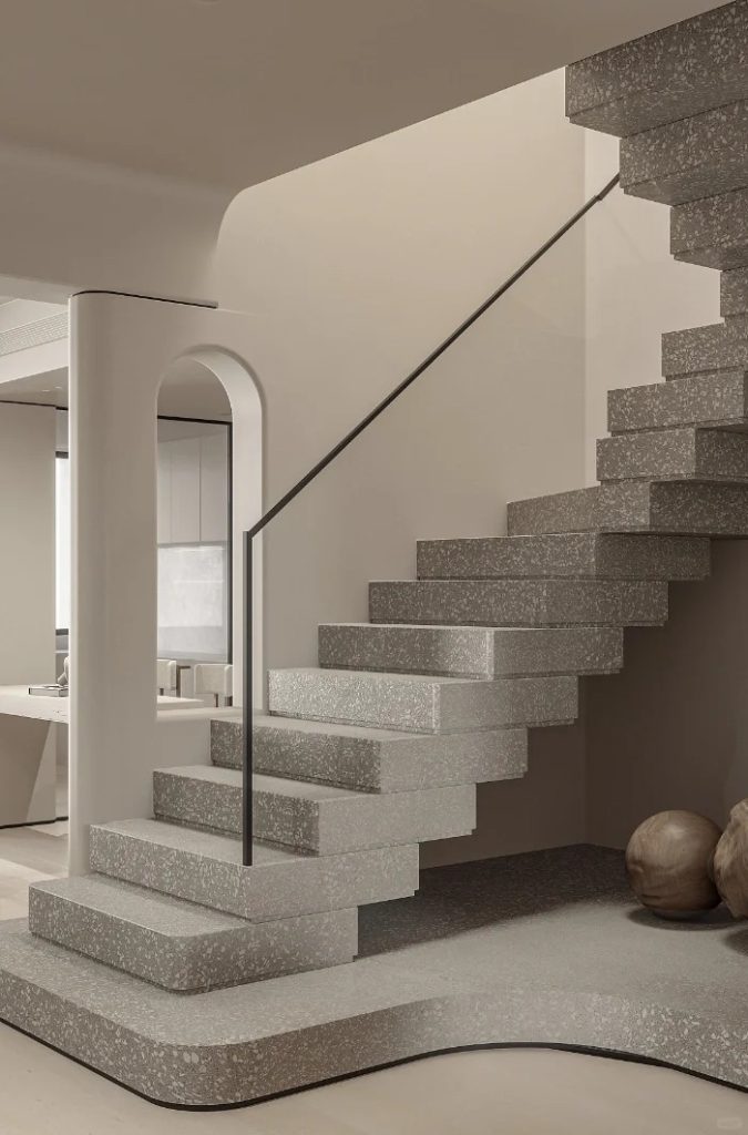 Stacked Floating Staircase--A Visual Statement , Ultimate Design